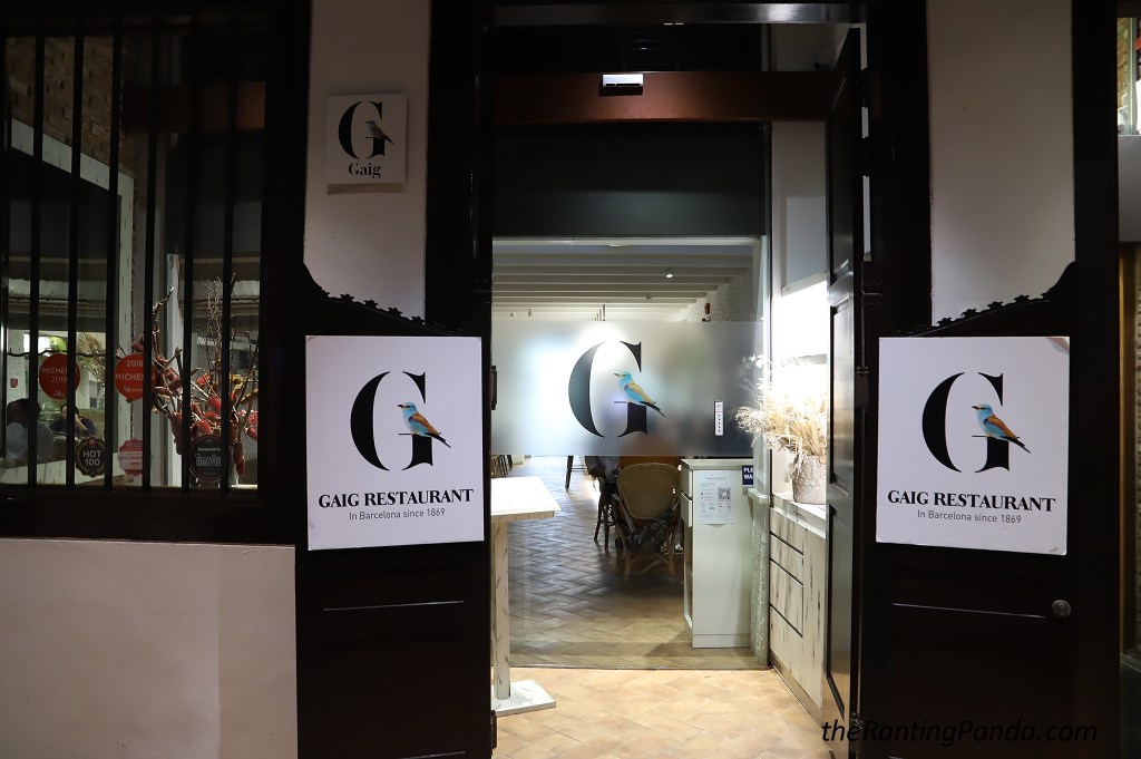 Food Review: Restaurant Gaig At Stanley Street | Revamped Menu ...